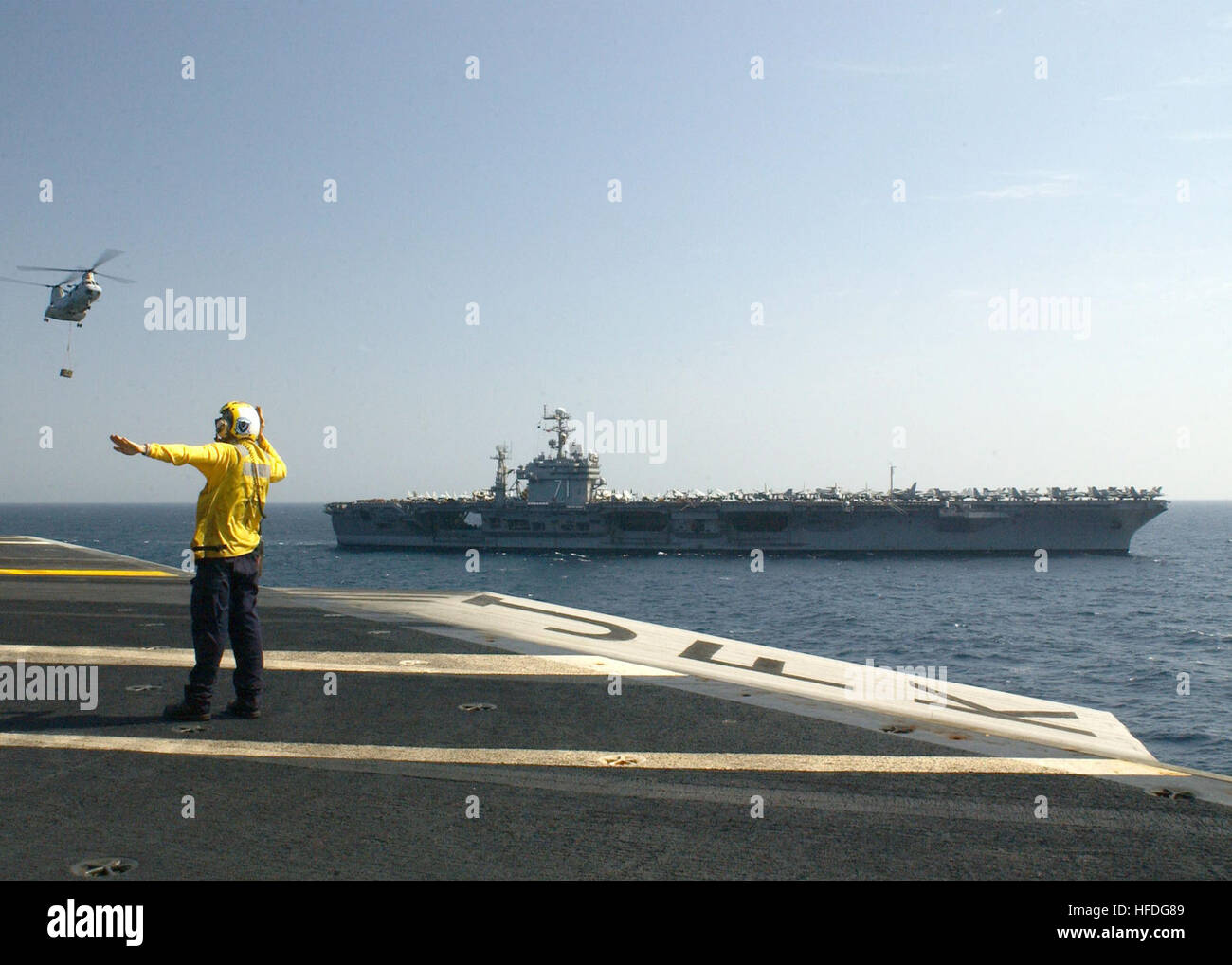 020306-N-0012S-003 At sea aboard John F. Kennedy (CV 67) Mar. 6, 2002 ...