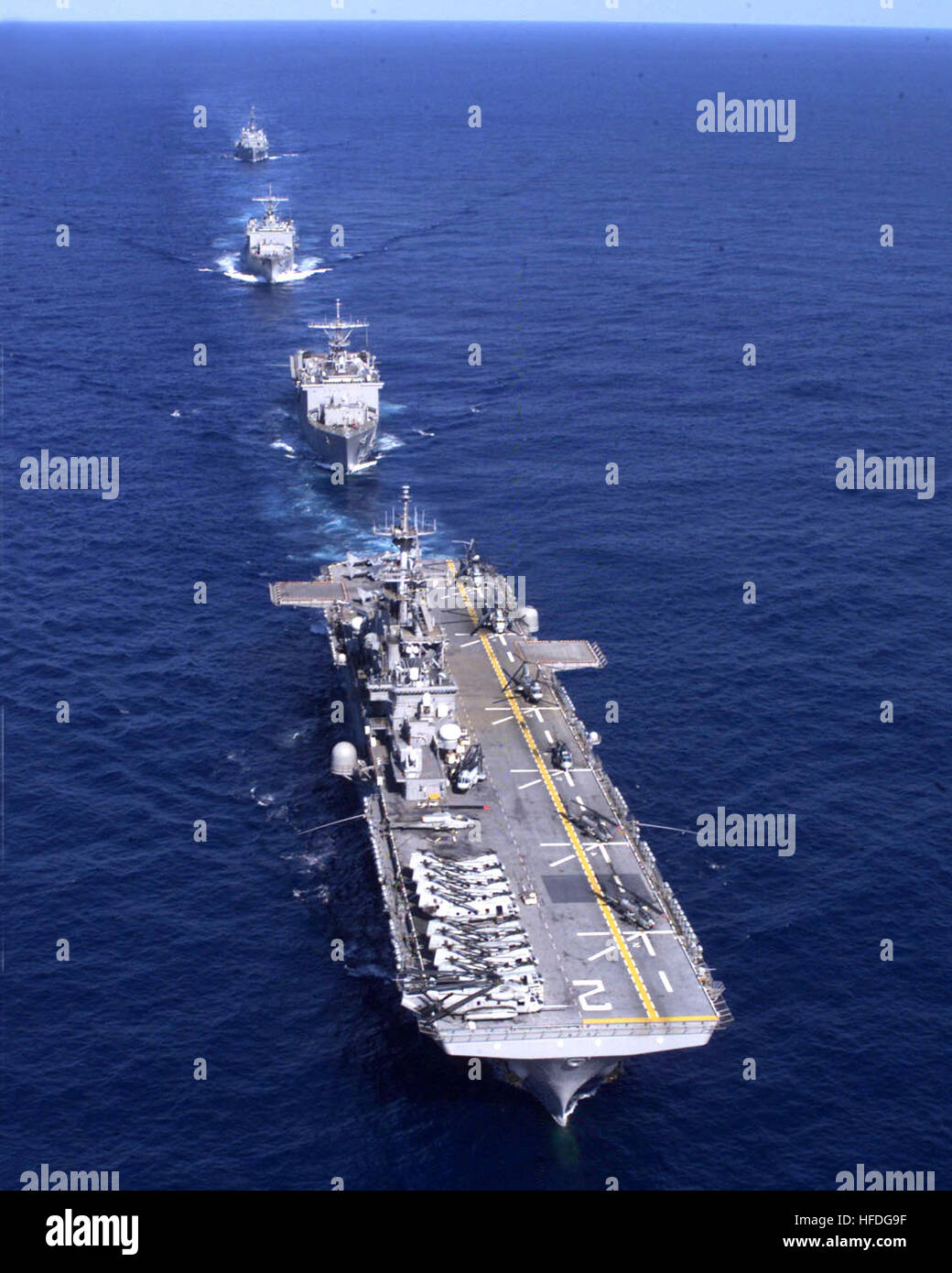 USS Essex (LHD 2), USS Juneau (LPD 10), USS Germantown (LSD 42), and ...