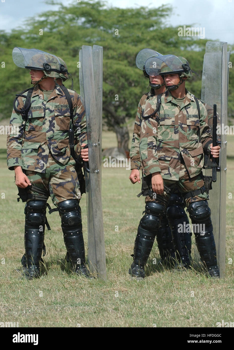 Riot control techniques hi-res stock photography and images - Alamy