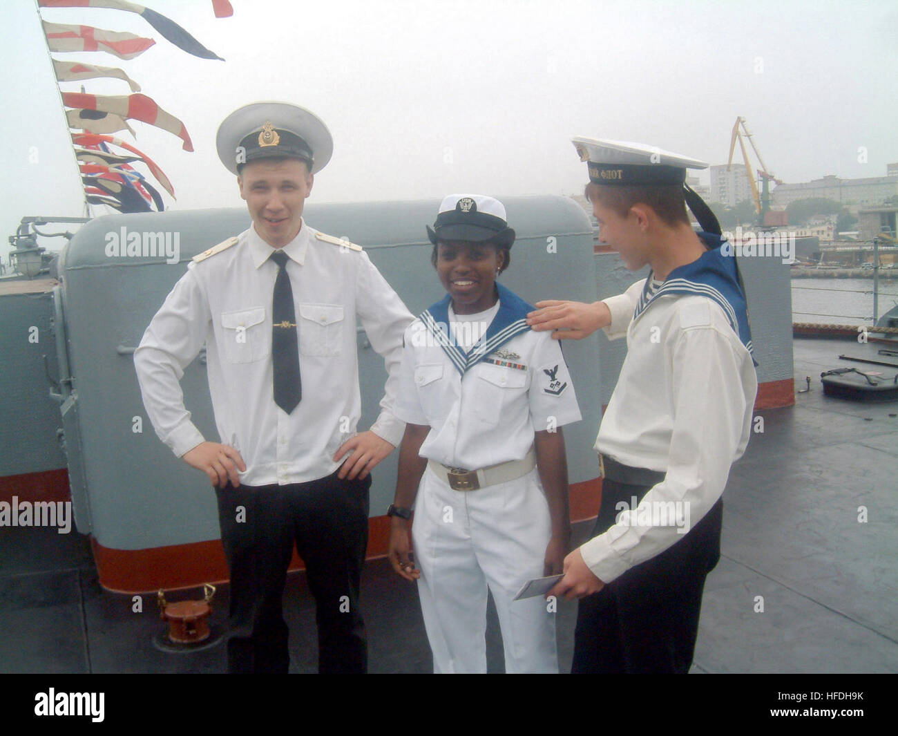 020704-N-3383K-001 Vladivostok, Russia (Jul. 4, 2002) -- Russian ...