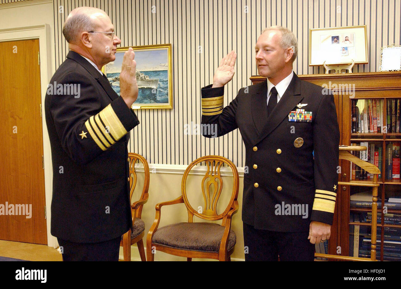 Vice admiral gerry hoewing hi-res stock photography and images - Alamy
