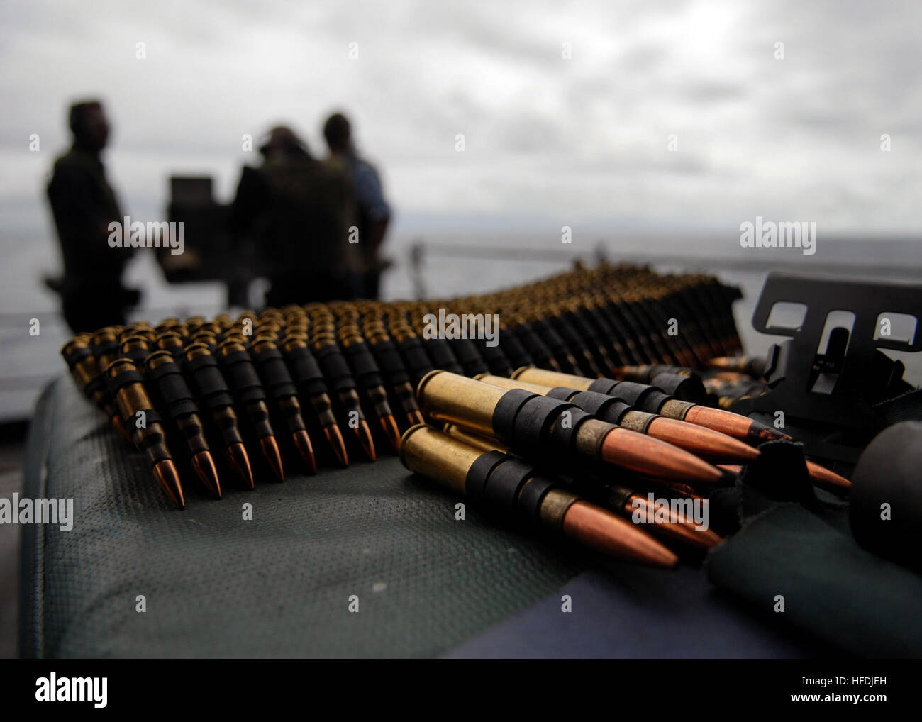 Weapons department sailors aboard hi-res stock photography and images ...