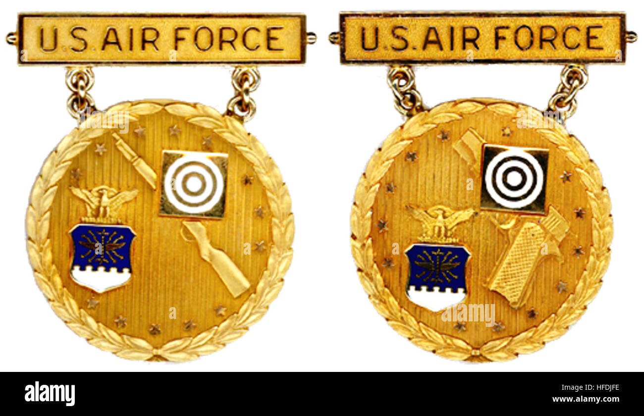 Former USAF Gold National EIC Badges Stock Photo - Alamy