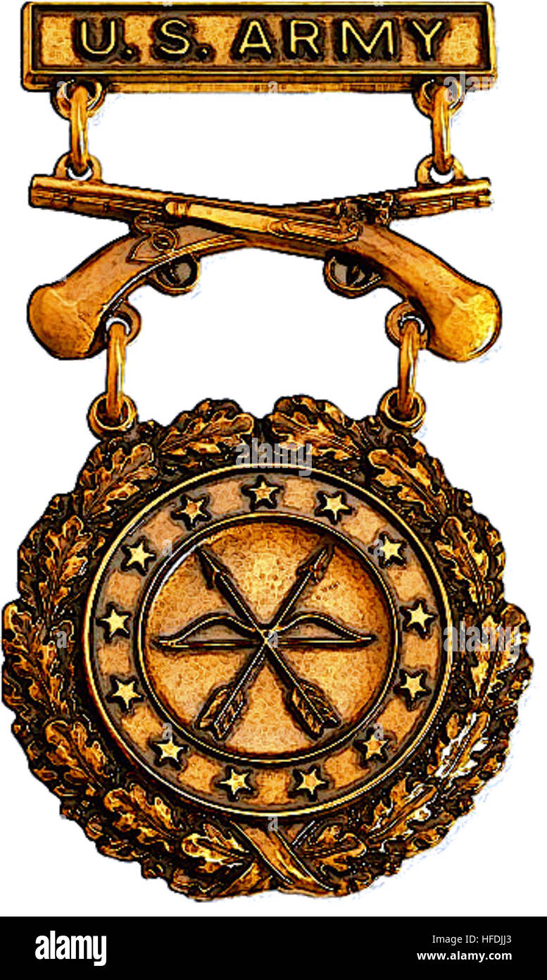 US Army Excellence-in-Competition Pistol Badge Stock Photo - Alamy