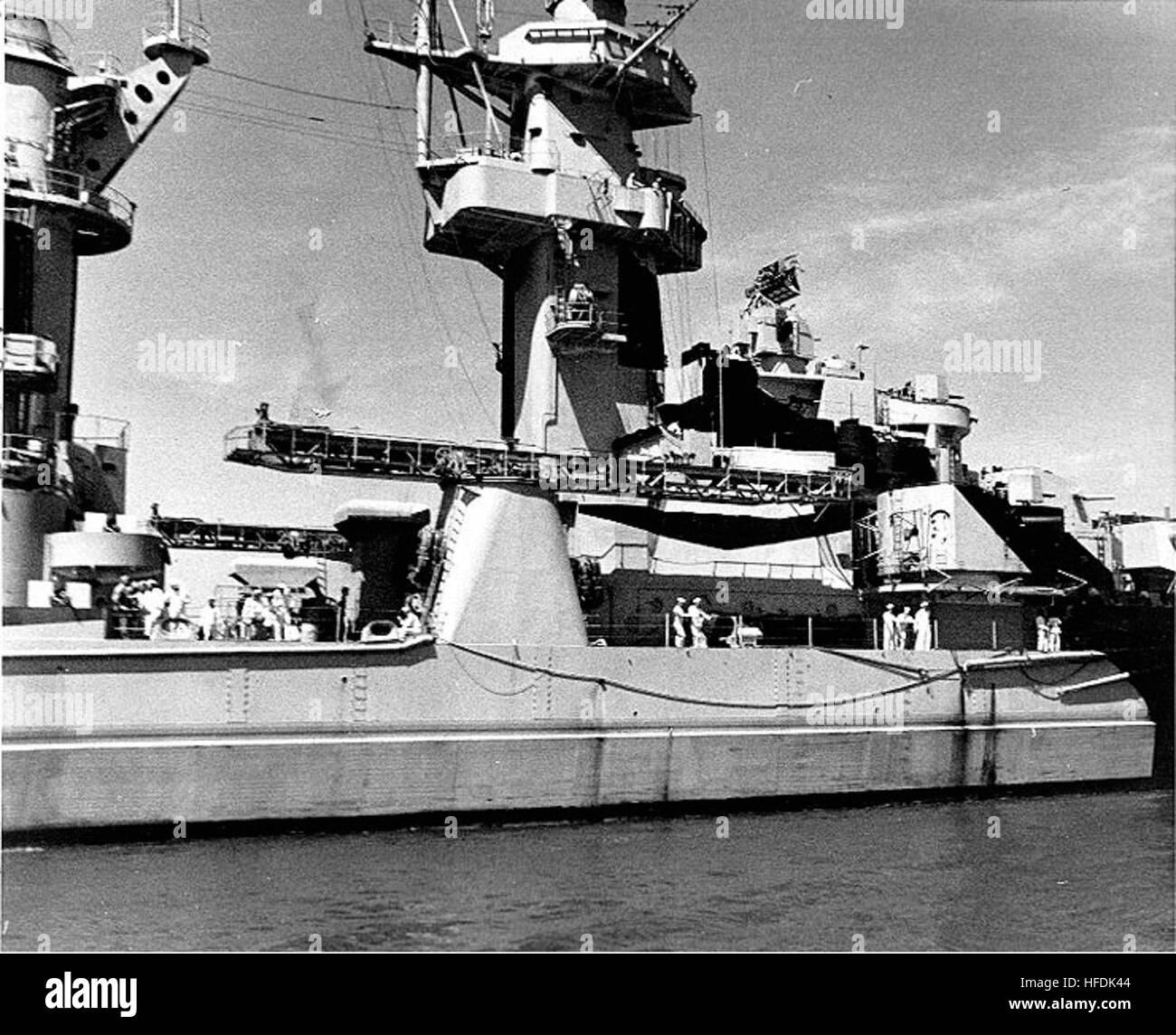Amidship details of USS Alaska (CB-1 Stock Photo - Alamy