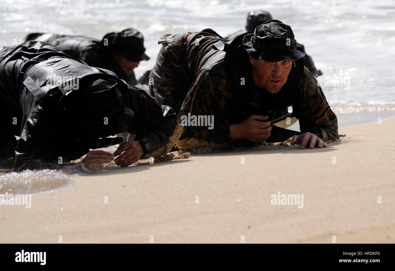 Marine Capt. Sean Williams (right) of Beaufort, S.C., 4th Force ...
