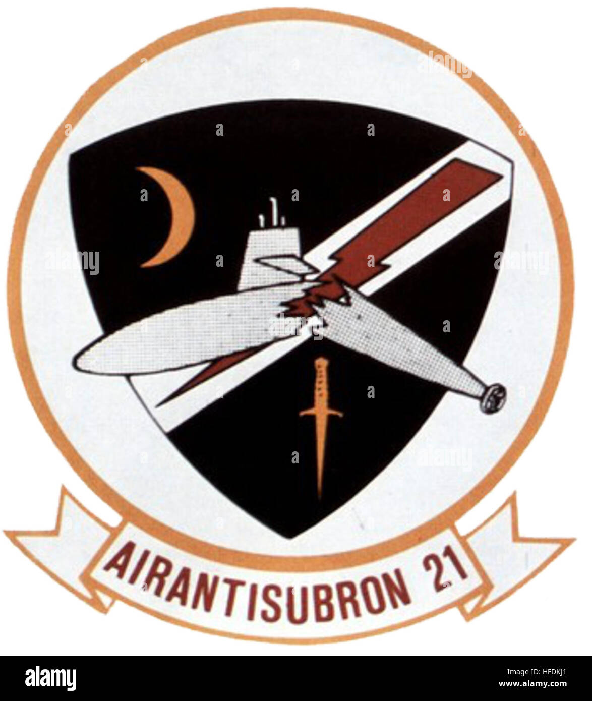 Anti-Submarine Squadron 21 (US Navy) isignia c1977 Stock Photo - Alamy
