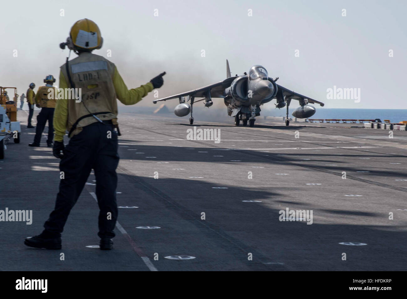 MEDITERRANEAN SEA (Aug. 18, 2016) An AV-8B Harrier, from the 22nd ...