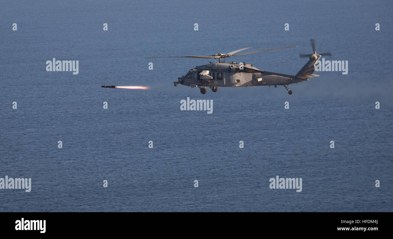 SAN DIEGO (Feb. 4, 2015) An MH-60S Sea Hawk helicopter assigned to ...