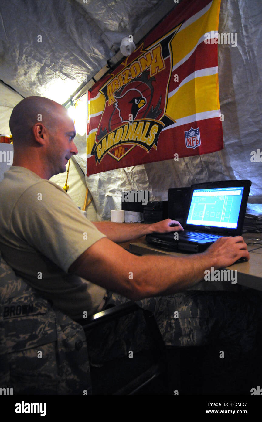 Air Force Staff Sgt. Mike Brown, an engineering assistant with the ...
