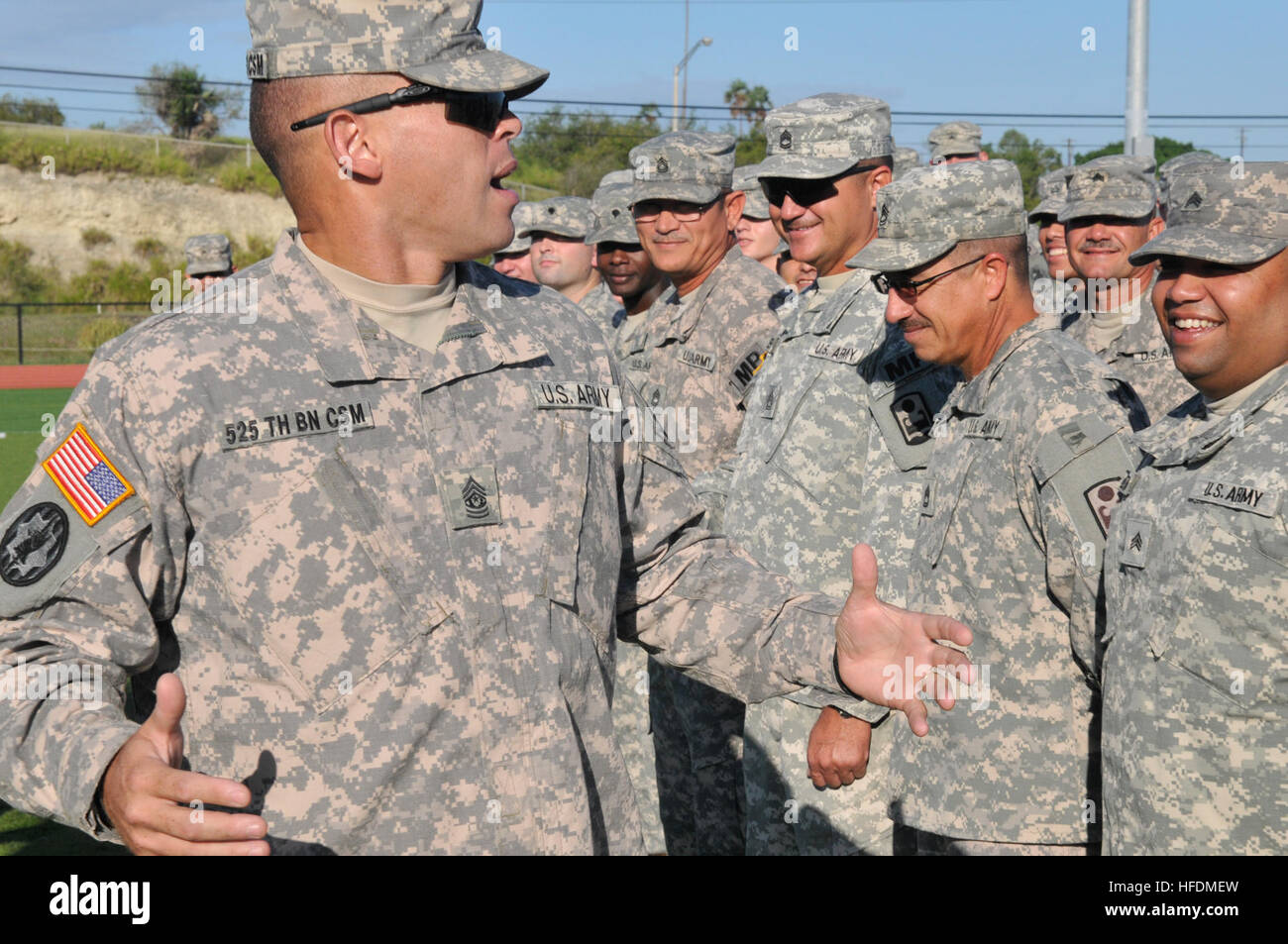 Command Sgt. Maj. Daniel F. Borrero, 525th Military Police Battalion ...