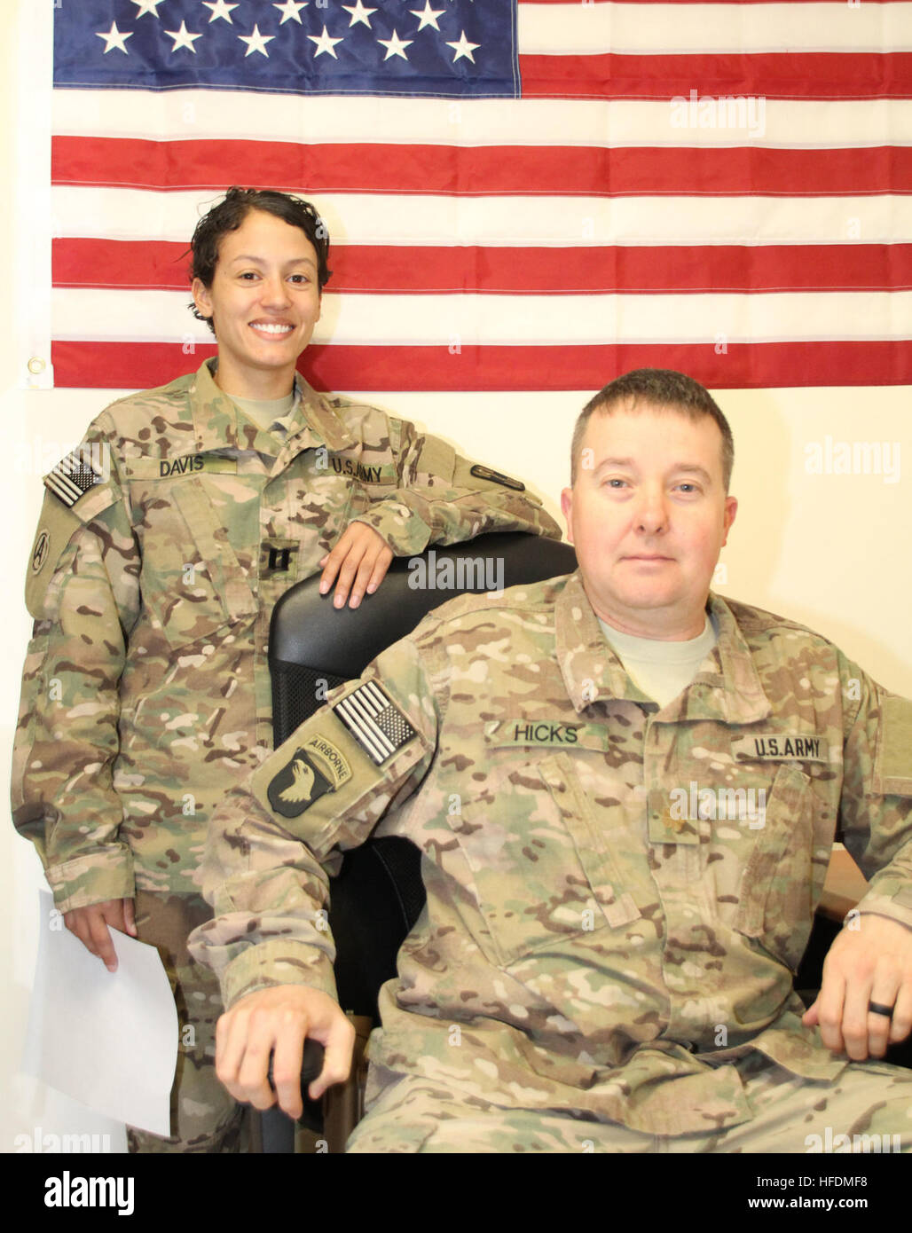 Capt. Ashley Davis, an Army psychologist from Fort Bragg, and Maj ...