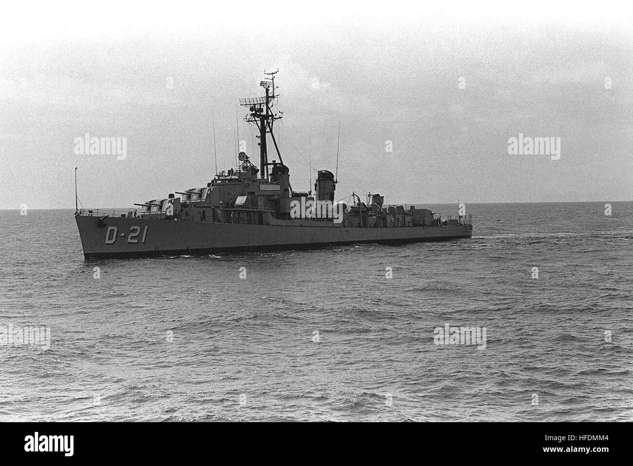 The Venezuelan destroyer ARV Carabobo (D-21) is shown at port during ...