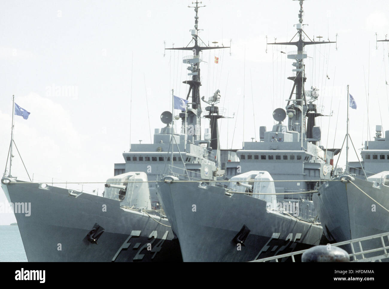 The Venezuelan Lupo class frigates GENERAL SOUBLETTE (F-24) and GENERAL ...