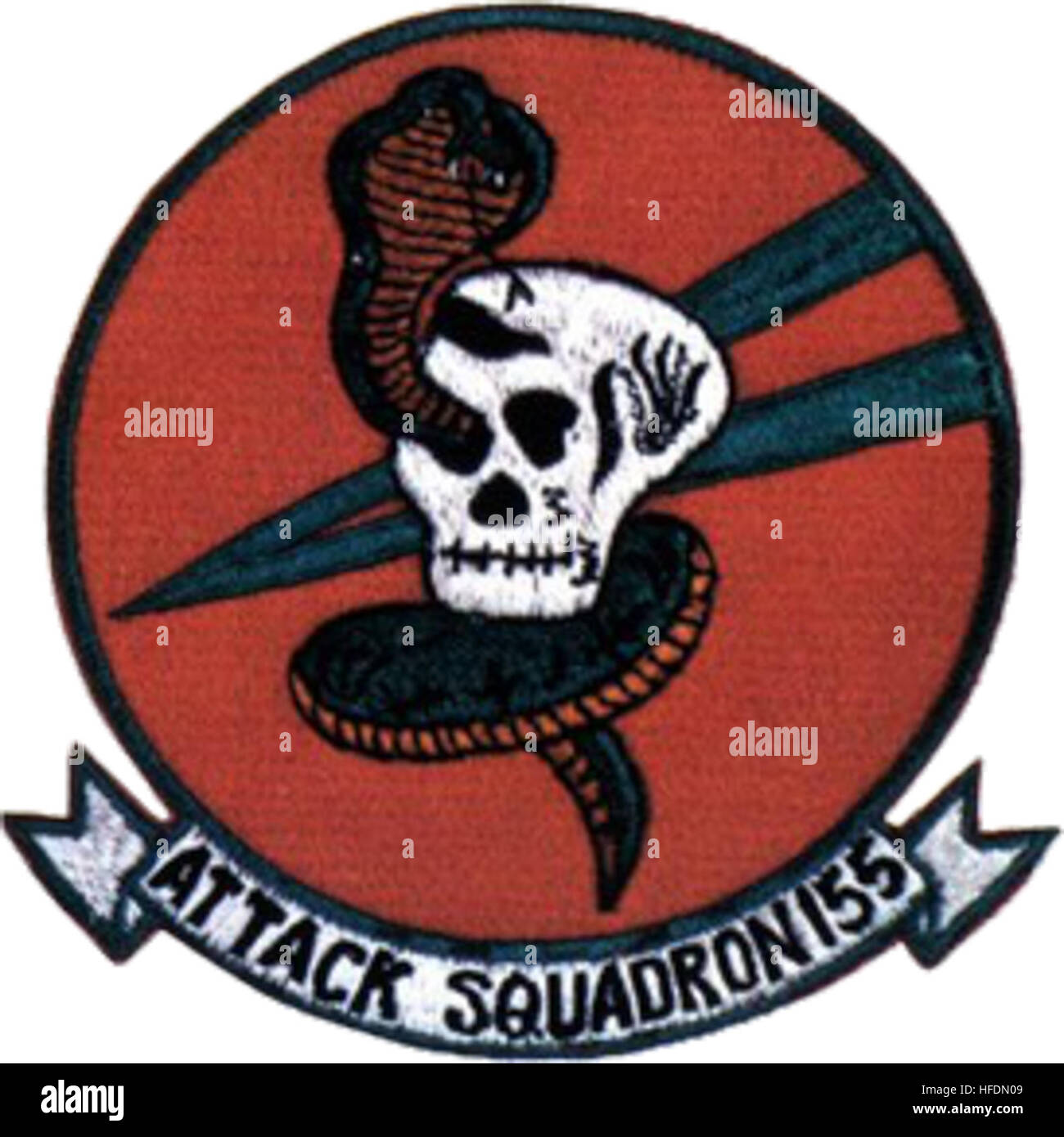 Attack Squadron 155 (US Navy) insignia c1967 Stock Photo - Alamy