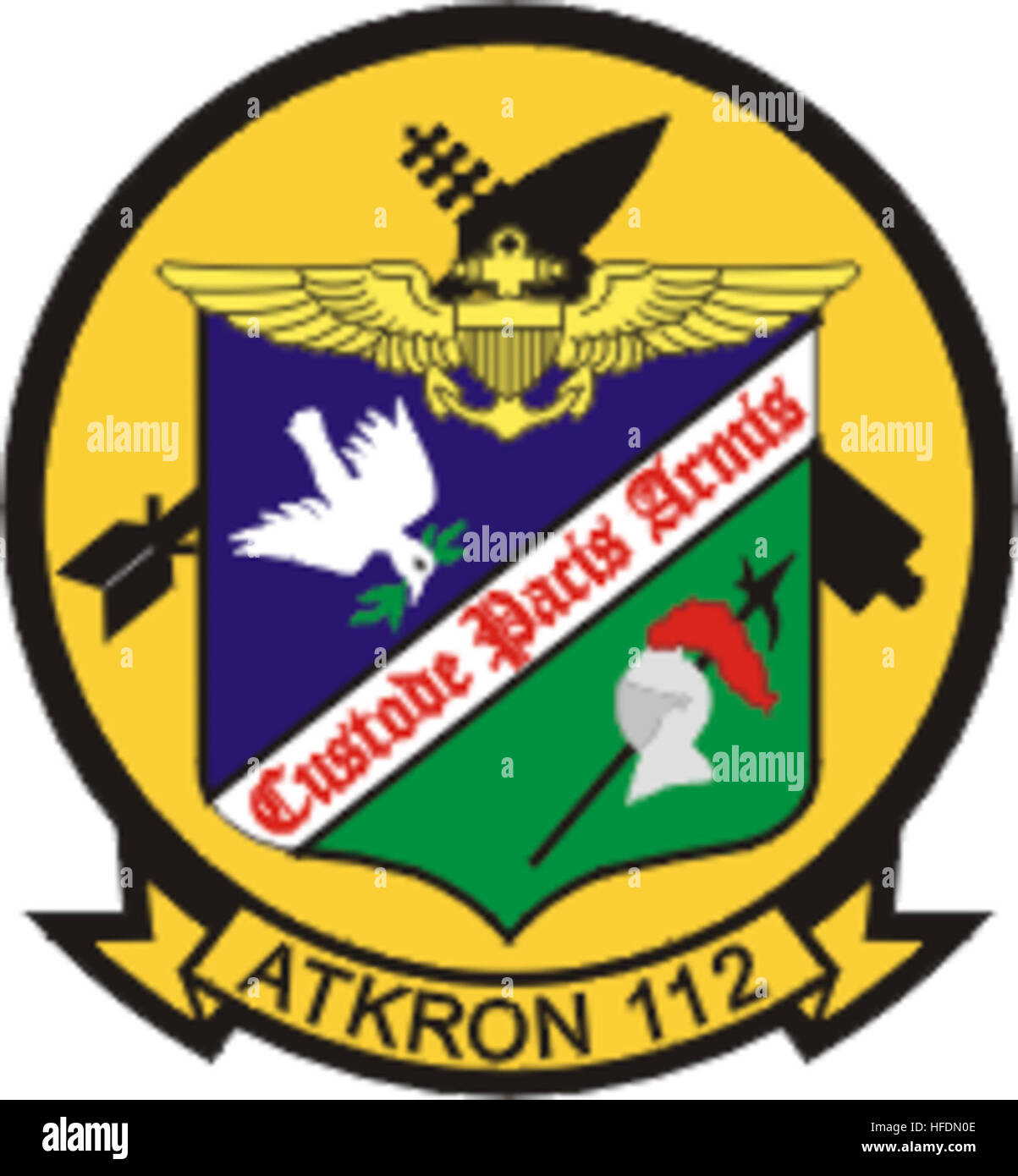 Attack Squadron 112 (US Navy) insignia c1967 Stock Photo - Alamy