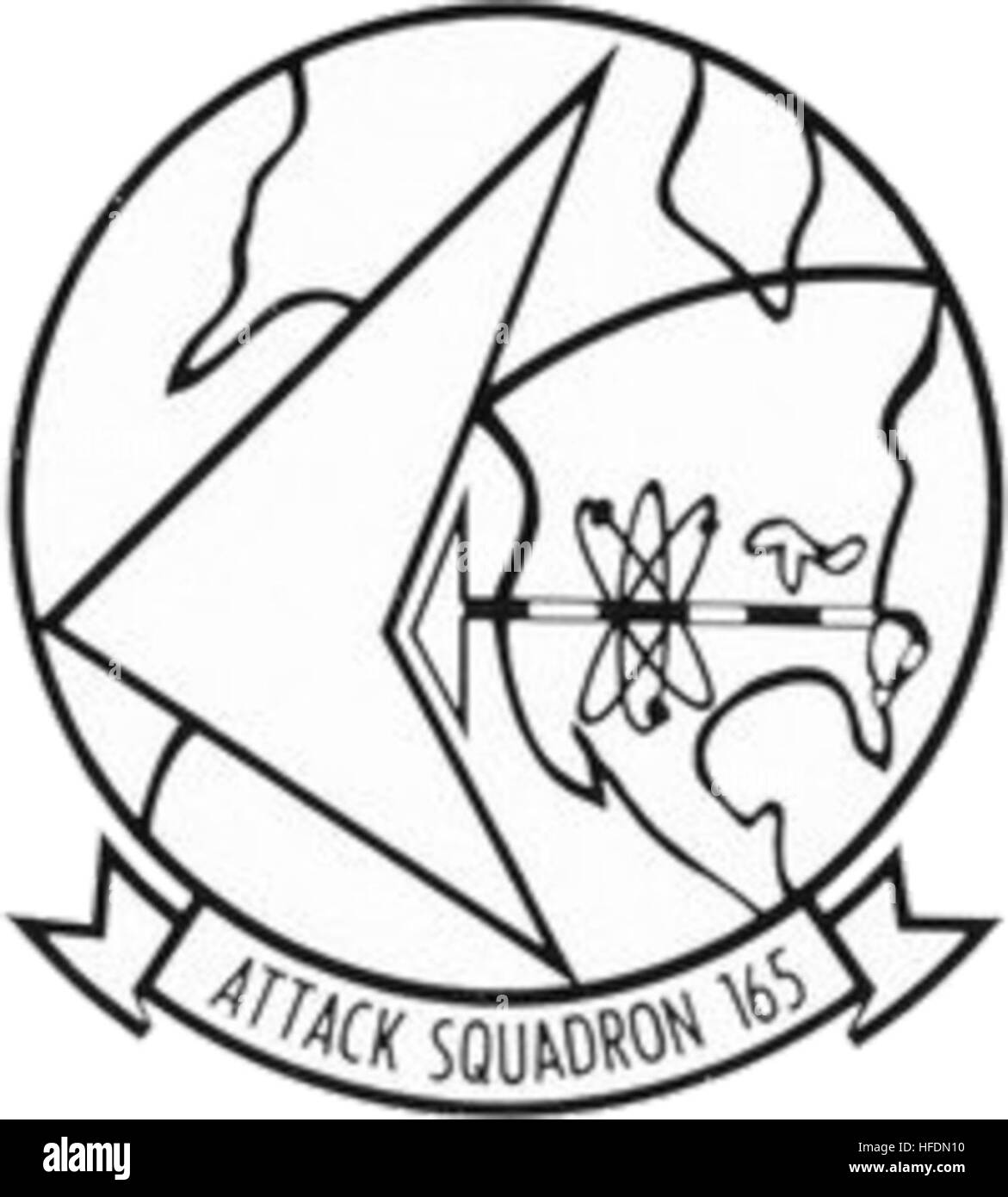 Attack Squadron 165 (US Navy) patch c1962 Stock Photo - Alamy