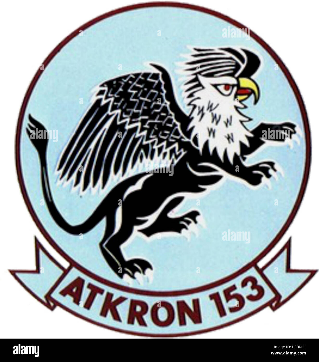 Attack Squadron 153 (US Navy) insignia c1968 Stock Photo - Alamy