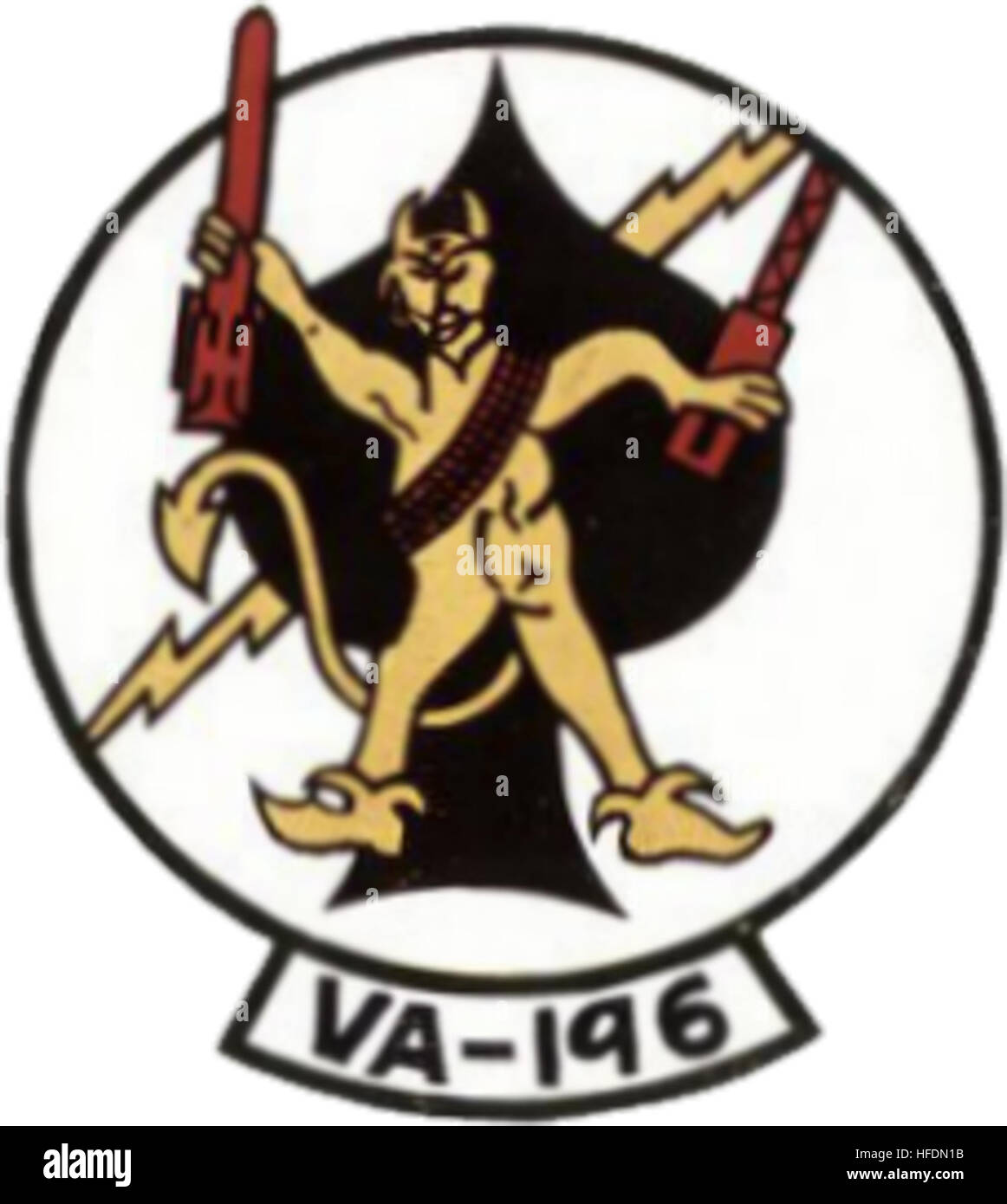 Attack Squadron 196 (US Navy) patch c1962 Stock Photo - Alamy