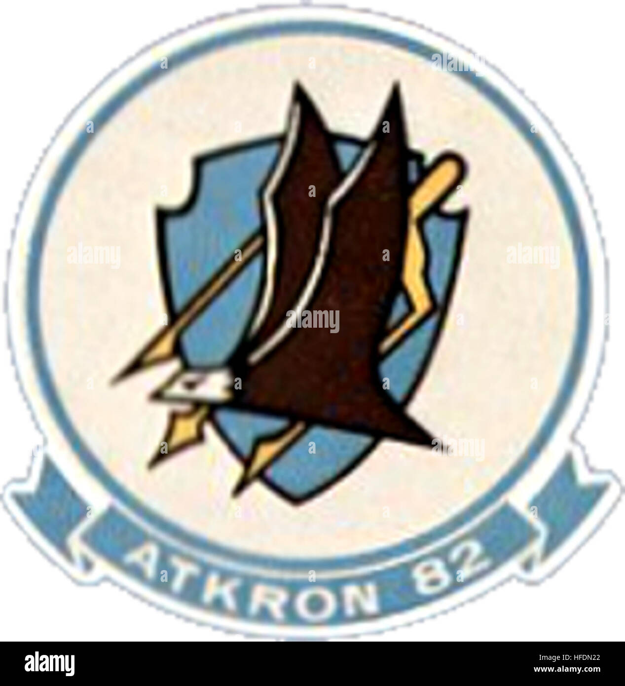 Attack Squadron 82 (US Navy) insignia c1980 Stock Photo - Alamy