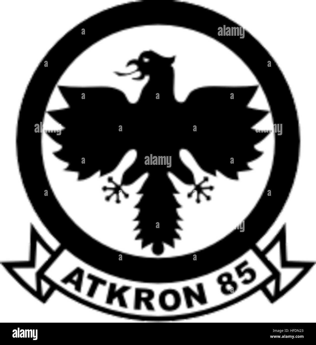 Attack Squadron 85 (US Navy) insignia c1983 Stock Photo - Alamy