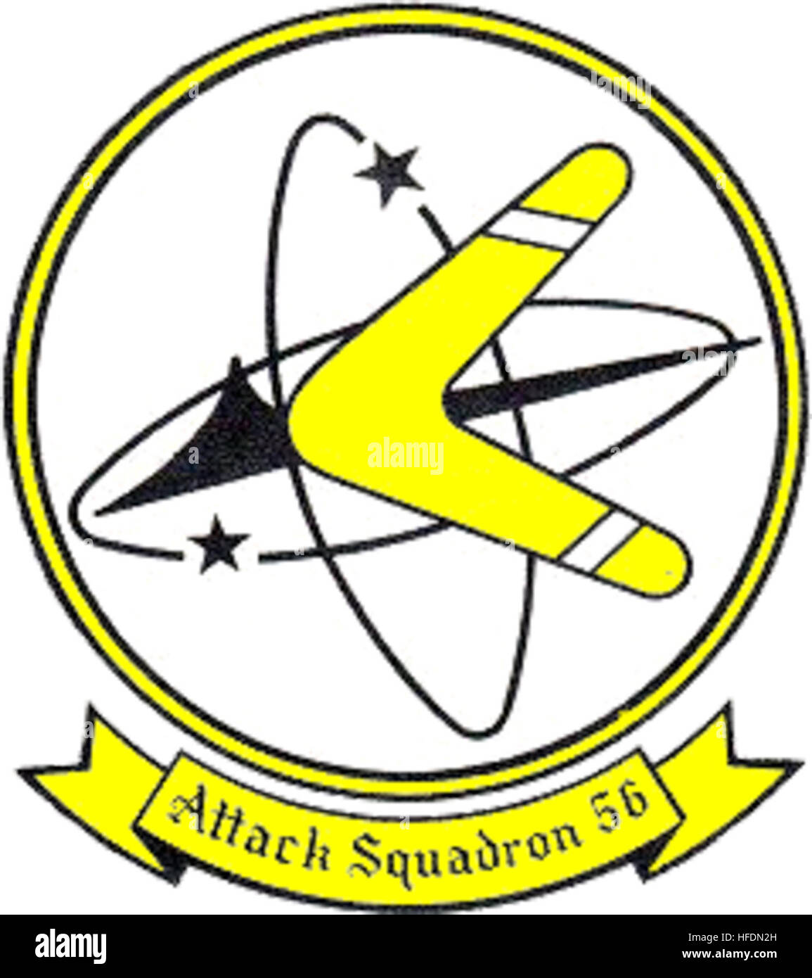 Attack Squadron 56 (US Navy) patch c1955 Stock Photo - Alamy