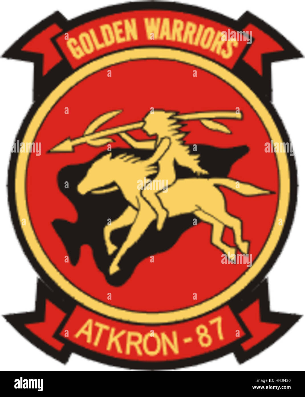 Attack Squadron 87 (US Navy) insignia c1983 Stock Photo - Alamy
