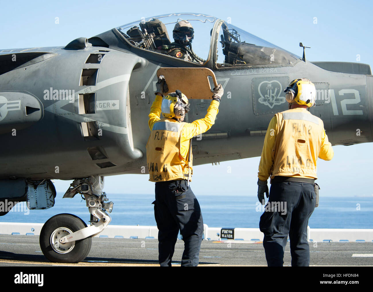 PACIFIC OCEAN (Feb. 25, 2015) - Aviation Boatswain’s Mate (Handling ...