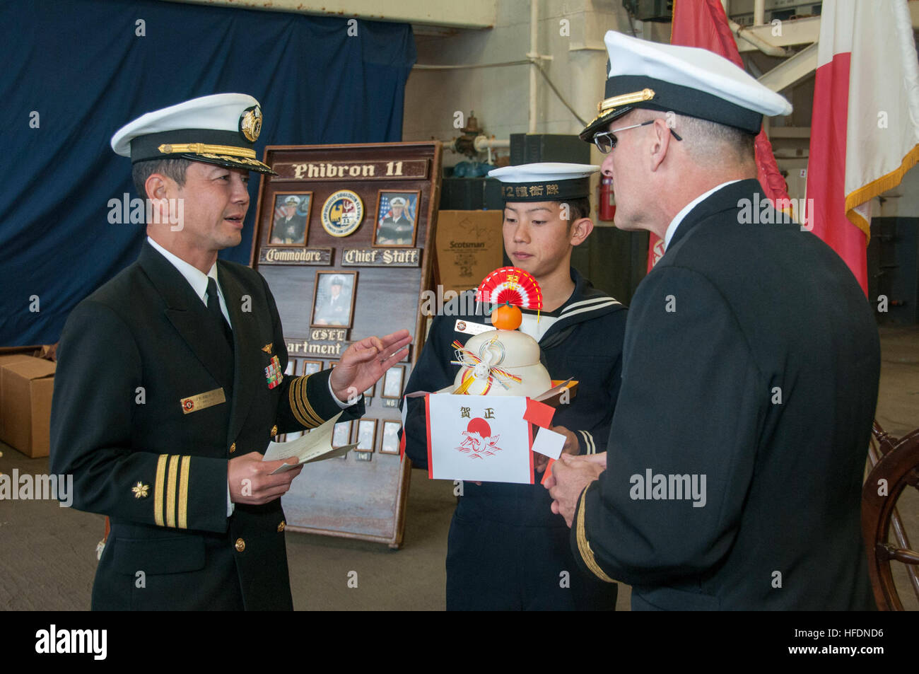 151218-N-RU971-629 SASEBO, Japan (Dec. 18, 2015) – Cmdr. Shin Makino ...