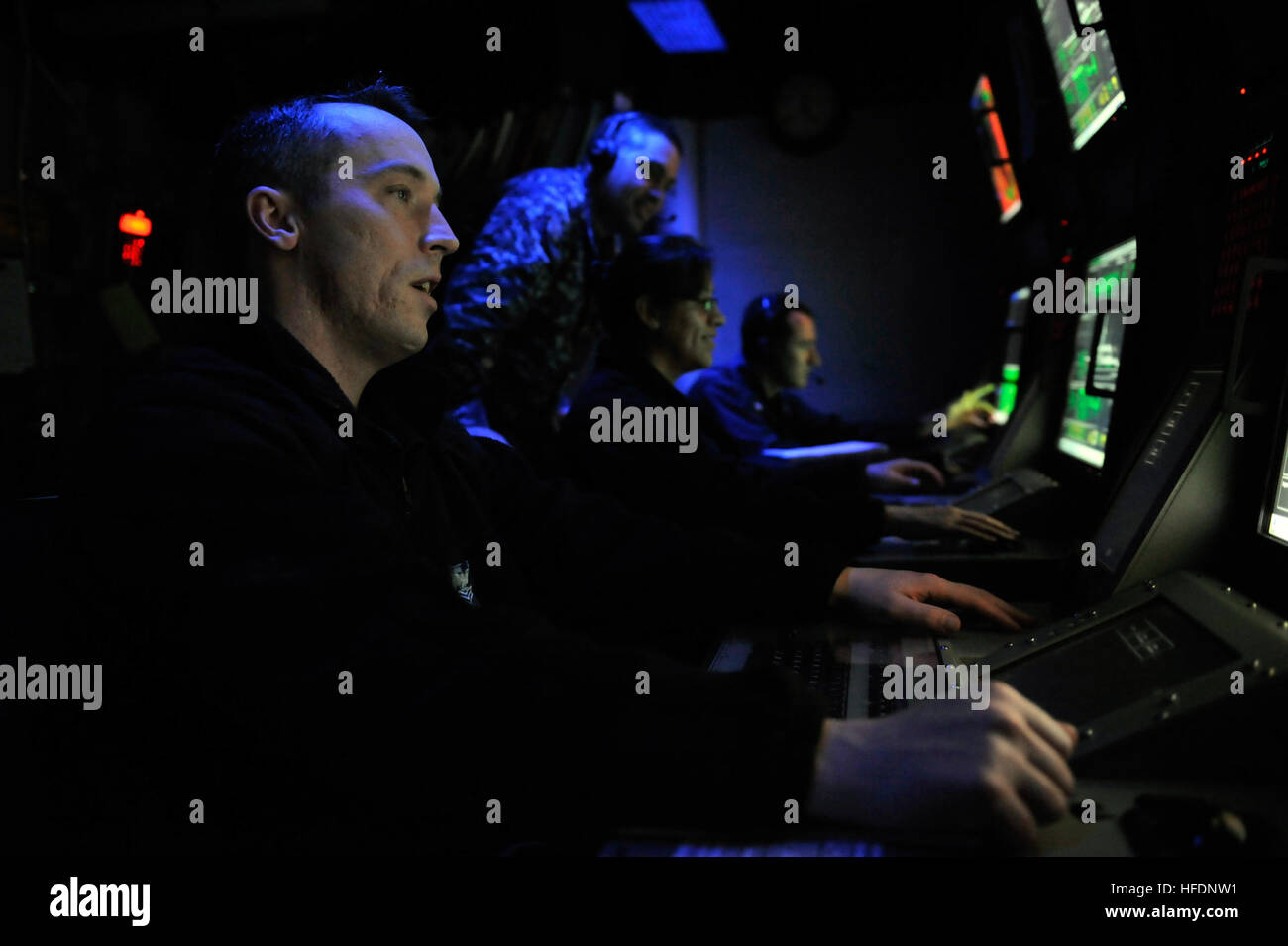 Sonar control room hi-res stock photography and images - Alamy