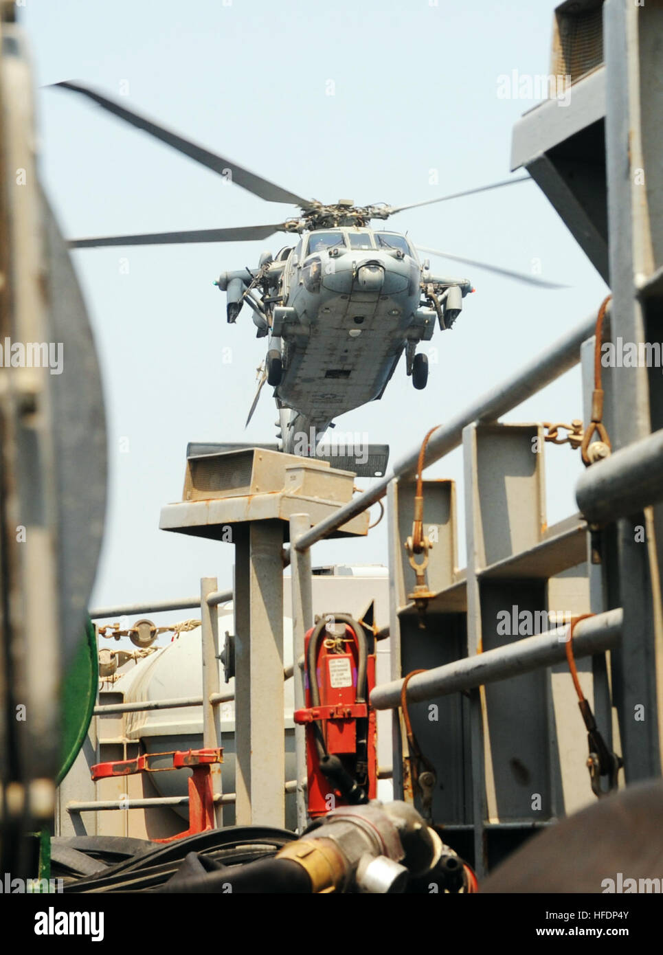 A U.S. Navy MH-60R Seahawk helicopter assigned to Helicopter Maritime ...