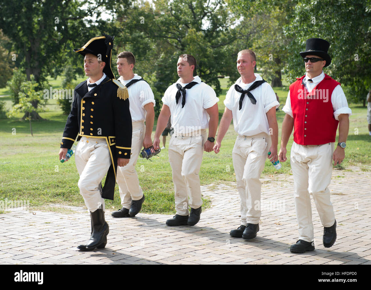 Service members from USS Constitution participate in the 200th ...