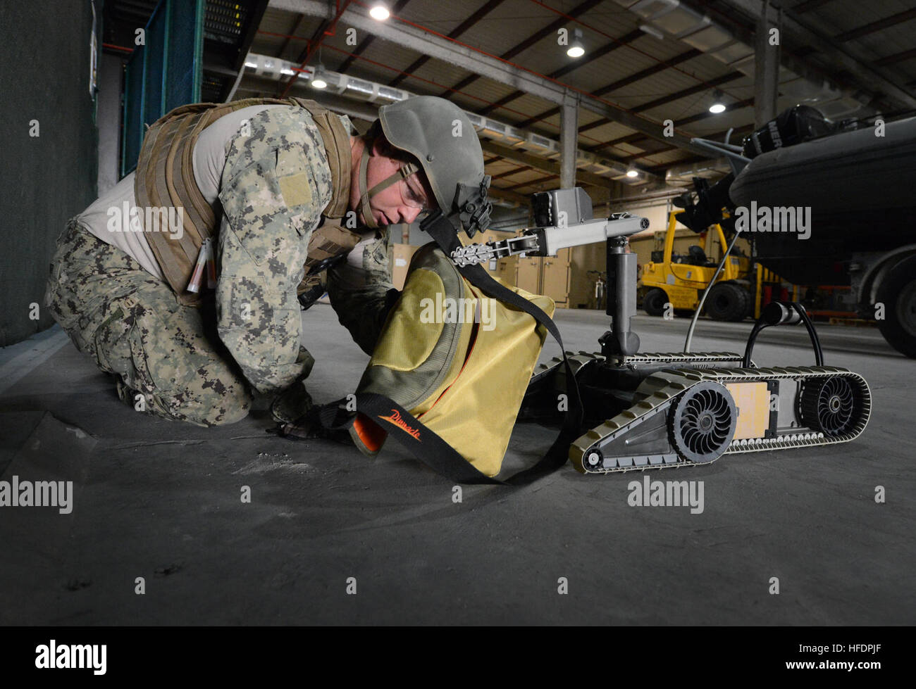Explosive Ordnance Disposal (EOD) Technician 2nd Class Blake Fletcher ...