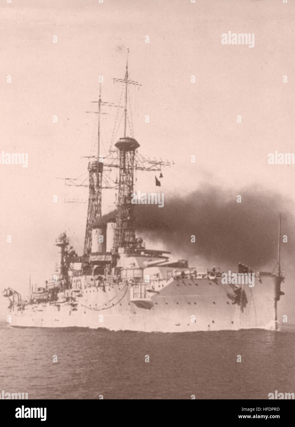 Battleship USS Utah Stock Photo - Alamy