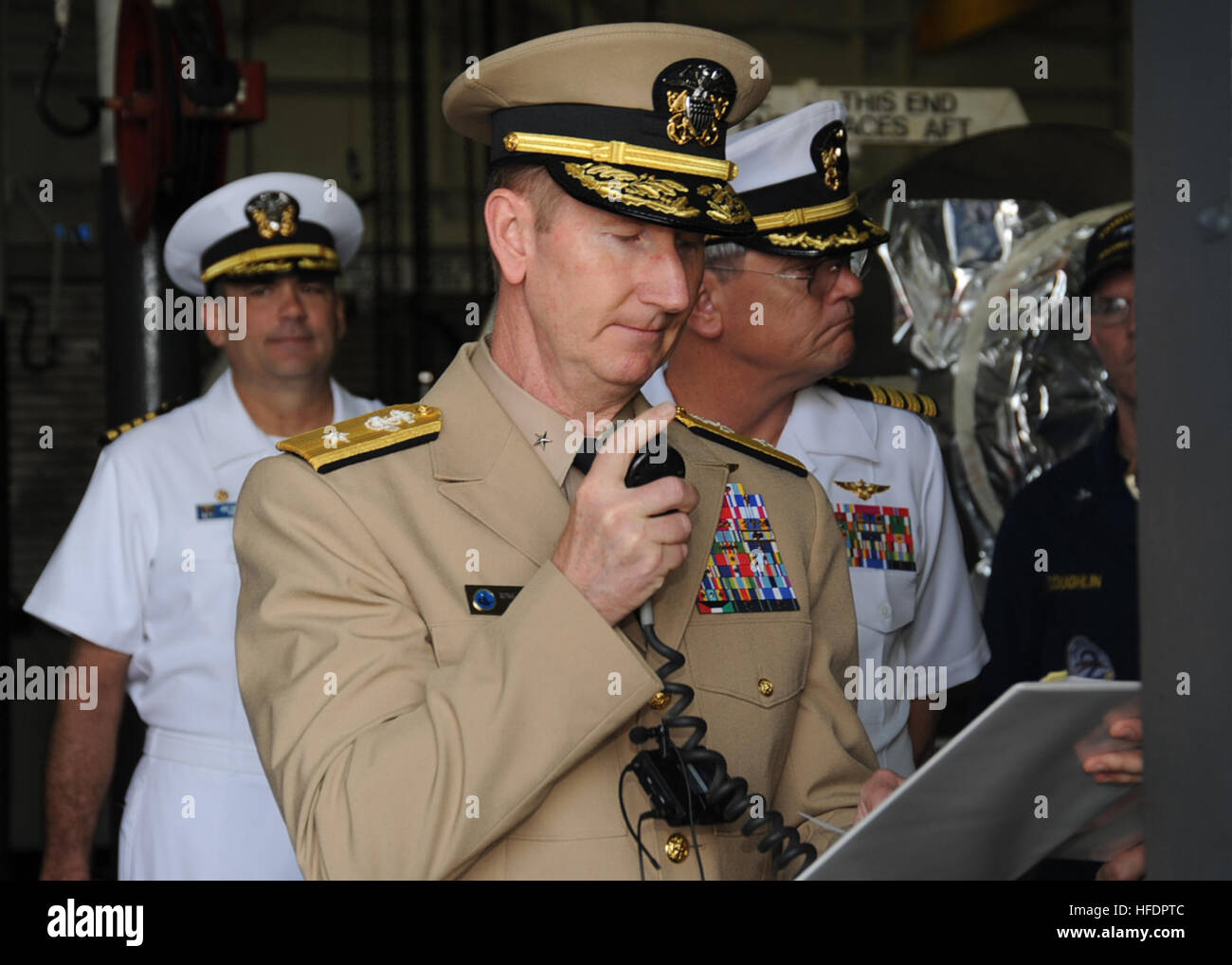 Rear Adm. Ted E. Carter, commander of the Enterprise Carrier Strike ...