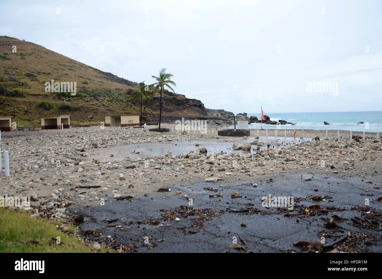NAVAL STATION GUANTANAMO BAY, Cuba (Oct. 5, 2016) Beach erosion at ...