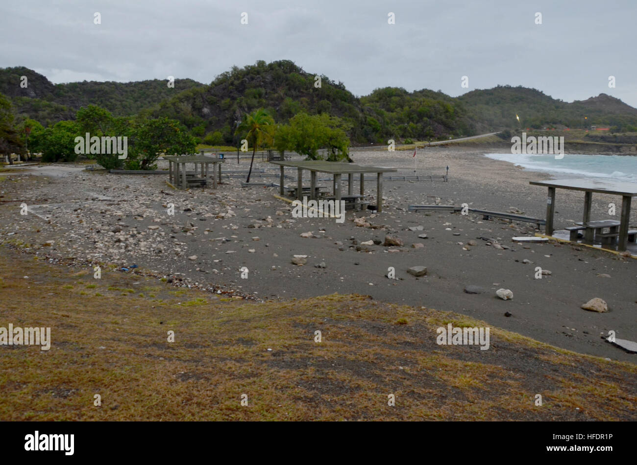 NAVAL STATION GUANTANAMO BAY, Cuba (Oct. 5, 2016) Beach erosion at ...