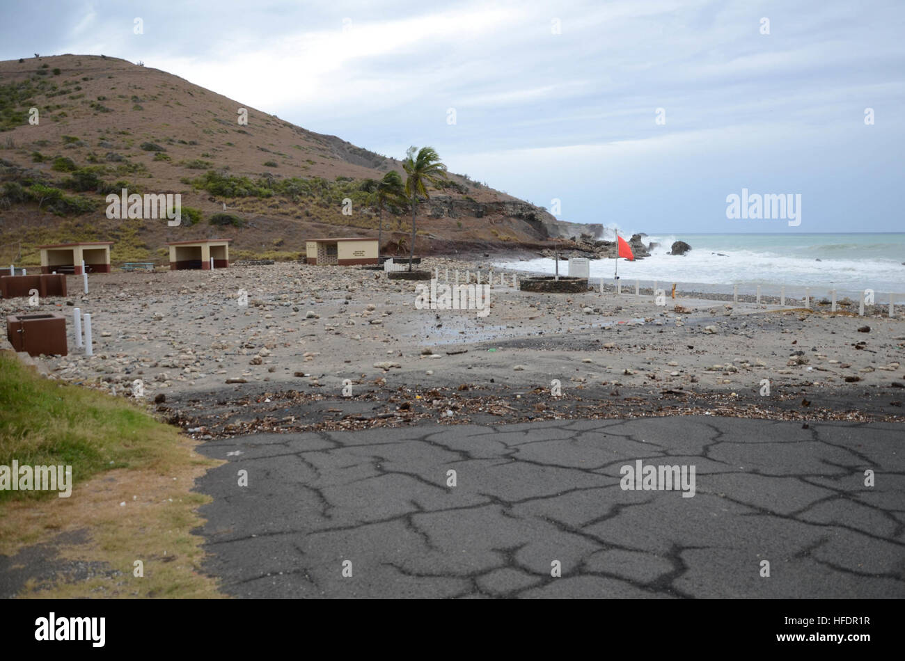 NAVAL STATION GUANTANAMO BAY, Cuba (Oct. 4, 2016) Beach erosion at ...