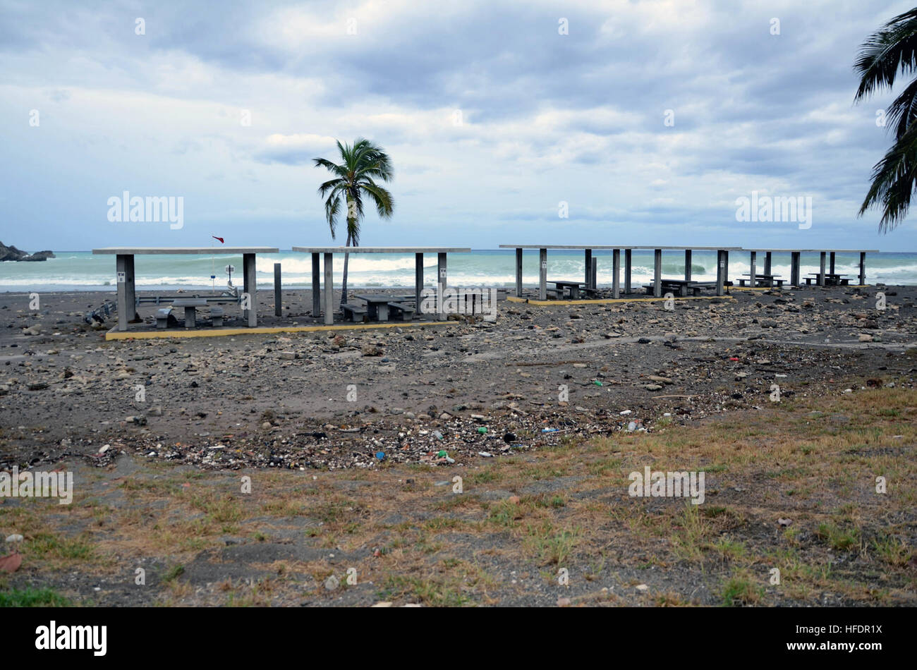 NAVAL STATION GUANTANAMO BAY, Cuba (Oct. 4, 2016) Beach erosion at ...