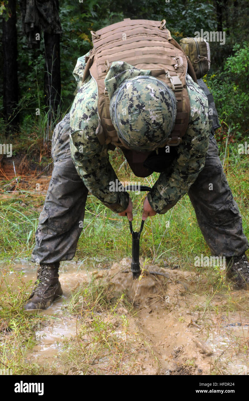 U.S. Navy Builder 3rd Class Ryan Keeton, with Naval Mobile Construction ...