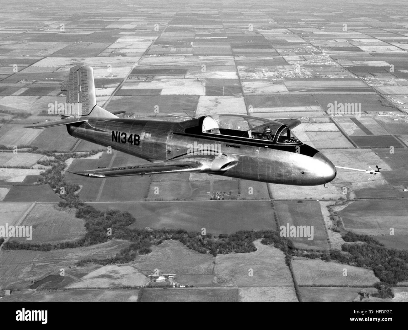 Beechcraft Model 73 Jet Mentor in flight c1956 Stock Photo - Alamy