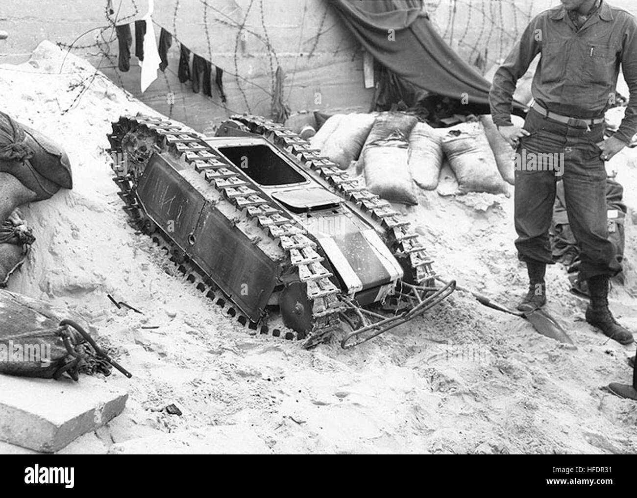 Beetle Tank Normandy31 Stock Photo - Alamy