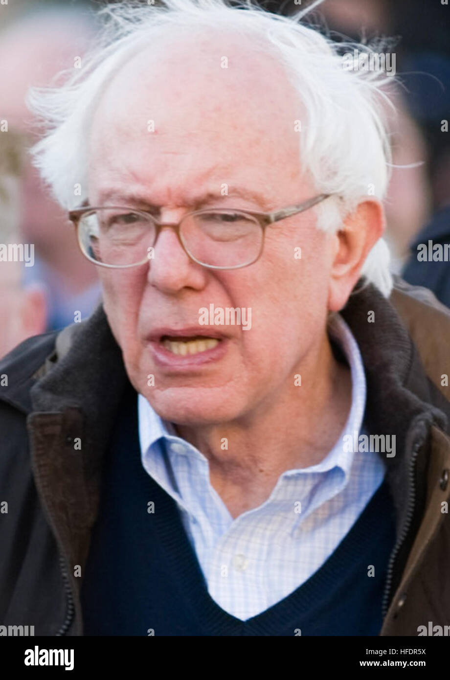Sen. Bernie Sanders, I-Vt., walks the Afghan National Police Academy ...