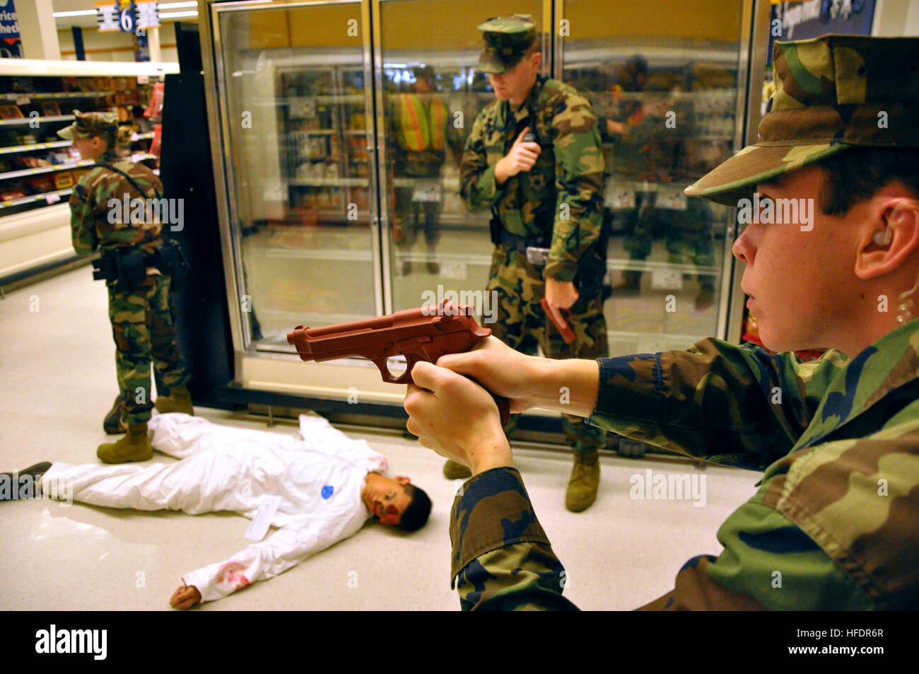 U.S. Navy Seabees assigned to the Naval Construction Battalion Center ...