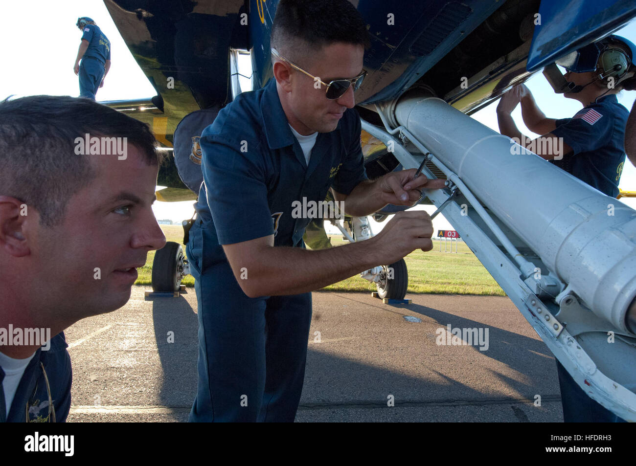 U.S. Navy Flight Demonstration Squadron, the Blue Angels, Marine Sgt ...
