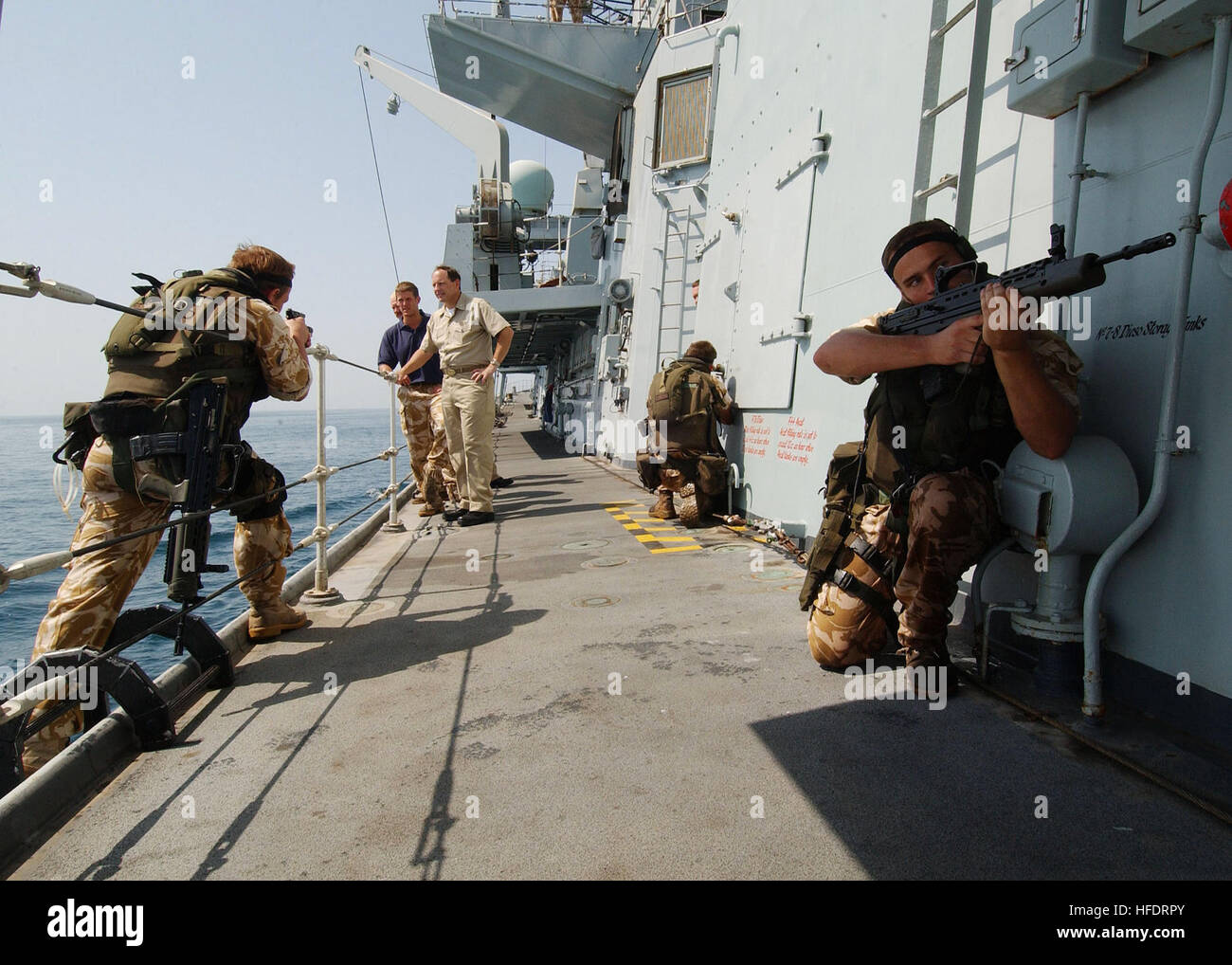 040722-N-4374S-016 Arabian Gulf (July 22, 2004) - Commander, Destroyer ...