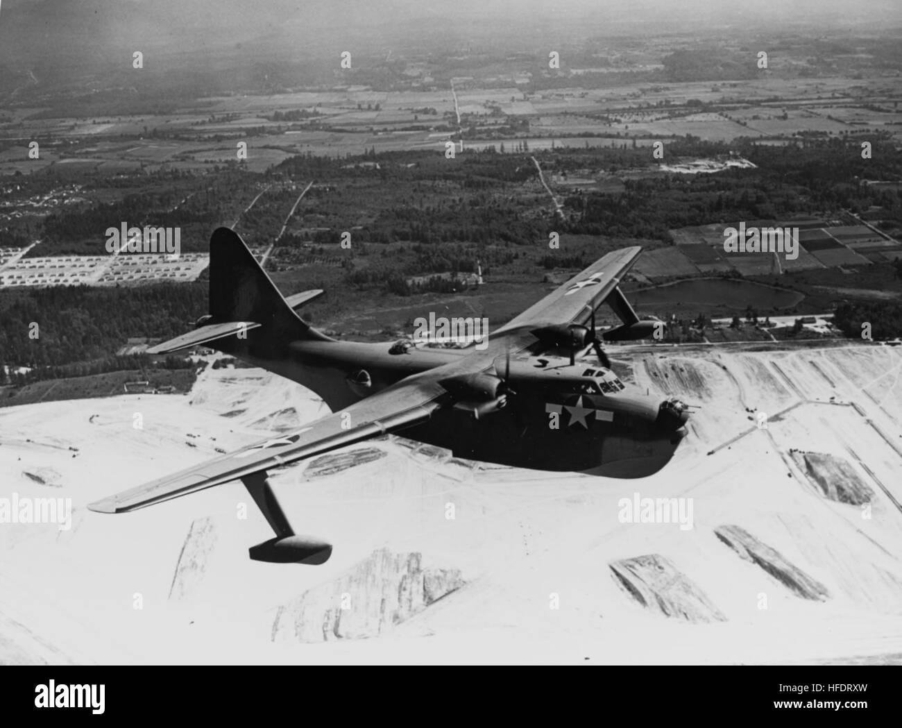 Boeing XPBB-1 Sea Ranger in flight in 1943 Stock Photo - Alamy