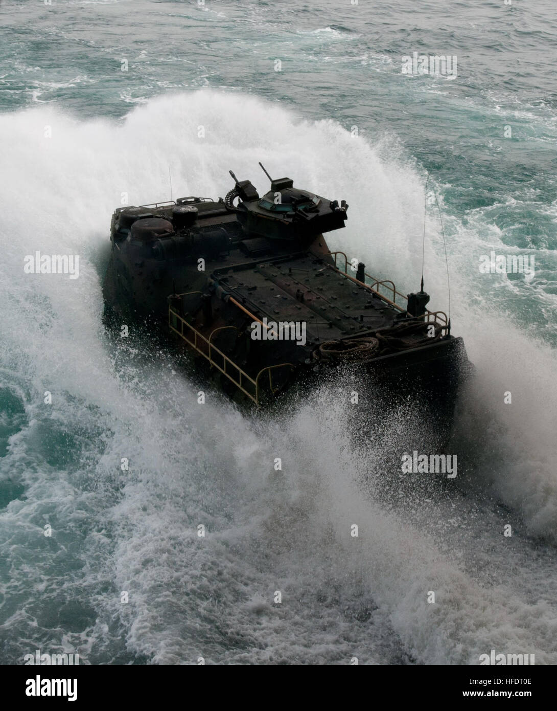 An amphibious assault vehicle assigned to 2nd Amphibious Assault ...