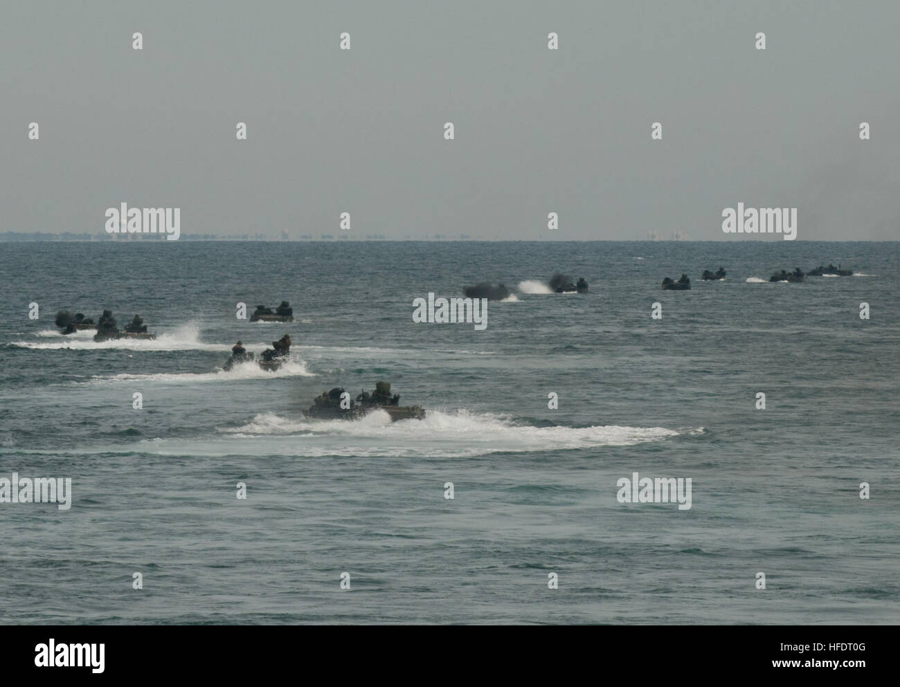 Amphibious assault vehicles assigned to 2nd Amphibious Assault ...