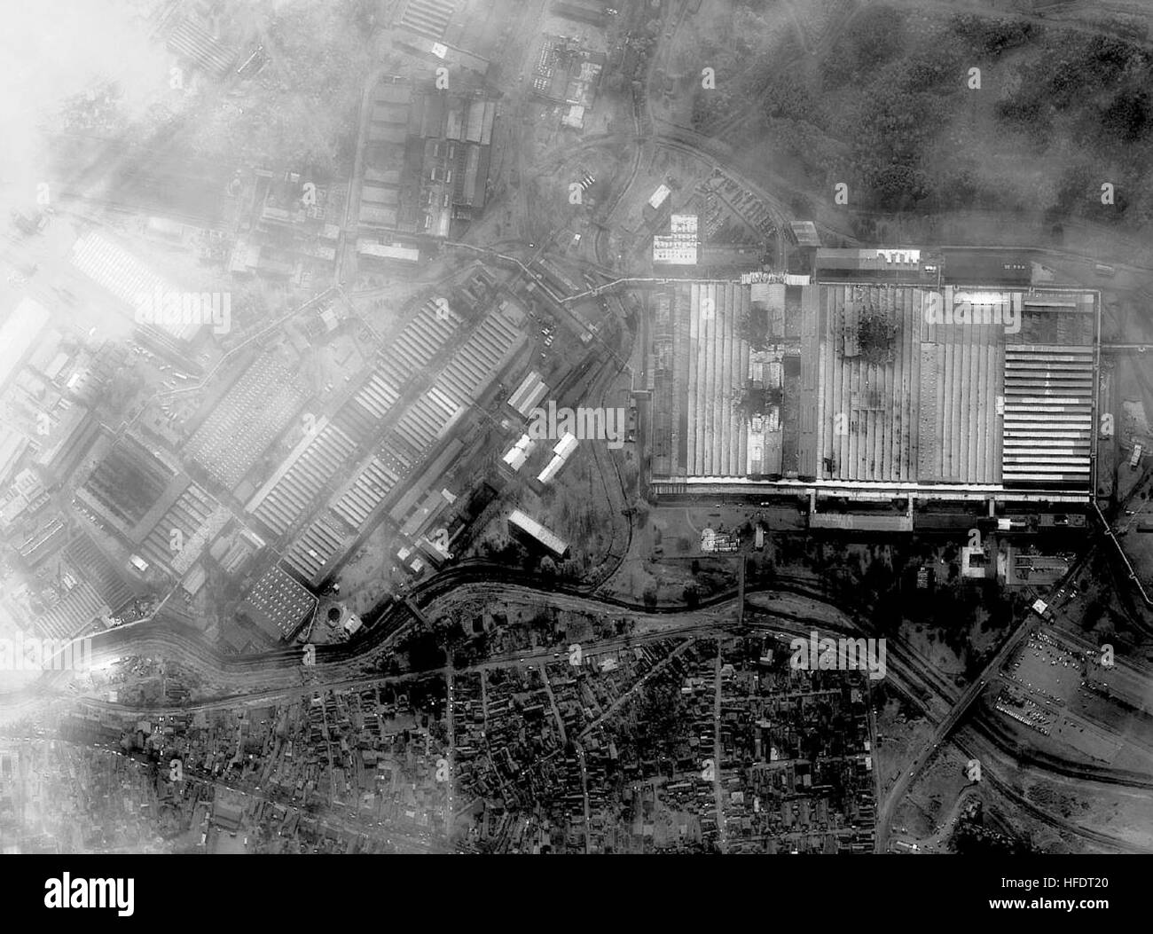 990422-O-9999M-001 Post-strike bomb damage assessment photograph of the ...